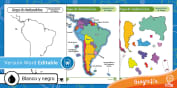South America Map Jigsaw - KS2 - Geography - Twinkl