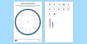 Make a Clock Face Worksheet - Teaching Resources - Twinkl