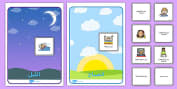 Morning and Night Routines Sorting Activity