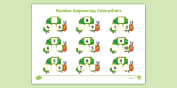 Number Sequencing Caterpillars