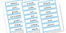Phase 4 High Frequency Words Flashcards (teacher made)