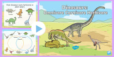 Dinosaur Names Lesson Teaching PowerPoint (teacher made)