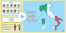 Italy Information PowerPoint (teacher made)