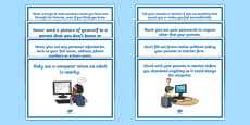 ICT Internet Safety Primary Resources - KS2 ICT - Page 1