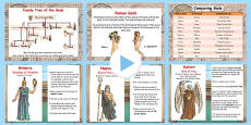 Roman Gods KS2 PowerPoint (teacher made)