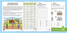 KS1 Mystery Maths Games Resource Pack (teacher made)