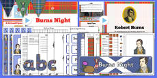 FREE! - Burns Night Colouring Pages (teacher made)