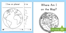 The Seven Continents Labeling Activity (teacher made)