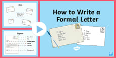 How to Write a Postcard PowerPoint (teacher made)