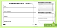 KS2 Non-chronological Reports Primary Resources
