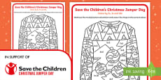 Christmas Jumper Design Template - christmas, activity, worksheet