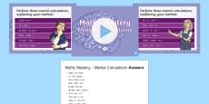 Year 2 Mental Maths Tests Assessment Pack (teacher made)