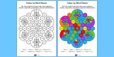 Colour by Word Class 8 Word Classes (teacher made)