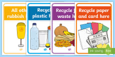 FREE! - Eco and Recycling Page Borders (teacher made)