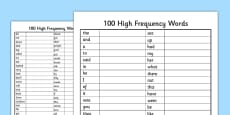 Phase 2 to 5 High Frequency Words Writing Practice Worksheet Pack
