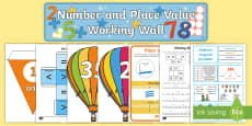 Visual Number Line Posters 0 20 (teacher made)