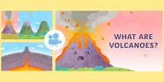 FREE! - Banner | Volcano Science Project Display Board | Twinkl