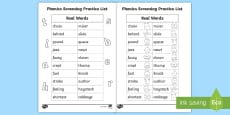 Phase 3 Letters and Sounds Phonics Resources