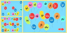 Phase 3 Phoneme Pop Balloon Game (teacher made)