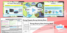 Energy Saving Signs and Labels - Display Poster - EYFS-KS2