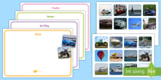 Transport EYFS Sorting Activity for Children (teacher made)