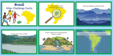 KS2 Brazil Primary Resources, Brazil, Places