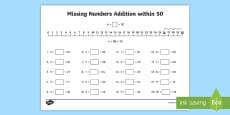 Find Missing Numbers in Column Subtraction Calculations - Inverse, missing
