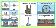 London Landmark Photos PowerPoint (teacher made)