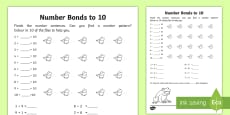 Number Bonds to 10 Teaching Resources - KS1