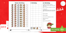 Santa's Workshop Christmas I Spy Activity (teacher made)