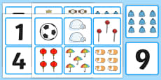 Number Matching | Quantity Cards | Primary Resource | Twinkl