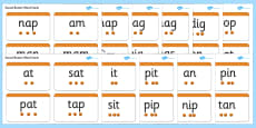 Phase 2 Decodable / Tricky Word Cards - Tricky word cards, decodable word