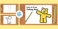 FREE! - BBC Children in Need Colouring Pages | Pudsey Bear Templates