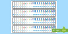 FREE! - Number Track 1-20 - KS1 Primary Resources