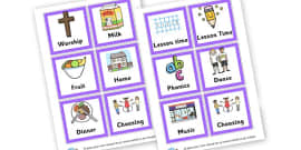 KS2 Editable Visual Daily Timetable Resource Pack - Twinkl