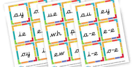 Phase 3 Cards (teacher made) - Twinkl