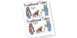 Traditional Tales - Display Lettering (teacher made)