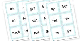 100 High Frequency Words Flashcards - DfES Letters and Sounds