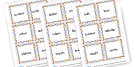 2014 National Curriculum Spelling List Years 3 And 4 Column Word
