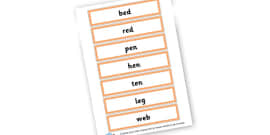 phase 2 words (teacher made)