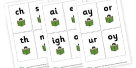FREE! - Phase Three Phoneme Cards (teacher made)