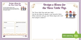 The Three Little Pigs KS1 Lesson Plan Ideas (teacher made)