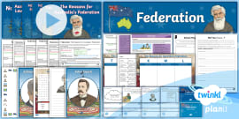 Australian Federation Reasons for and against Worksheet