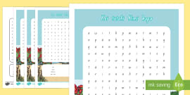 Anzac Word Search (Te Reo Māori) (teacher made)