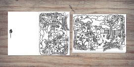 Easter Bunny Cards – Mindfulness Colouring Activity – KS1