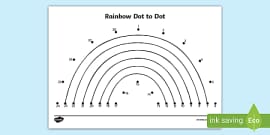 Rainbow Do a Dot Activity (teacher made) - Twinkl