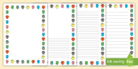 Monster Page Borders (Hecho por educadores) - Twinkl