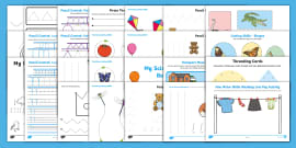 Pencil Control and Scissor Skills Resource Pack - Fine Motor Skill