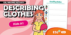 Labelling Winter Clothes | ESL Activities | Twinkl