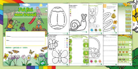 Cahier d'activités du printemps - 2-5 ans (teacher made)